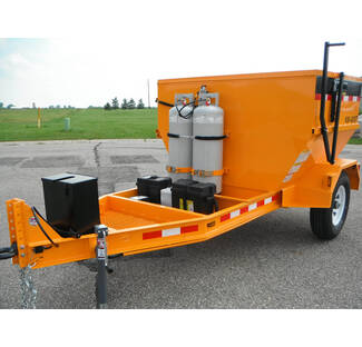 2 Ton Hot Box Asphalt Reclaimer