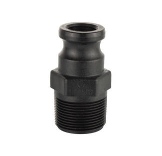 Banjo 125F Plastic 1.25 Inch Male Groove to 1.25 Inch Male NPT Thread ...