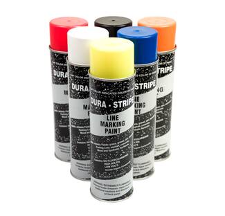Case of 18oz Aerosol Line Striping Paint For Asphalt or Concrete For ...