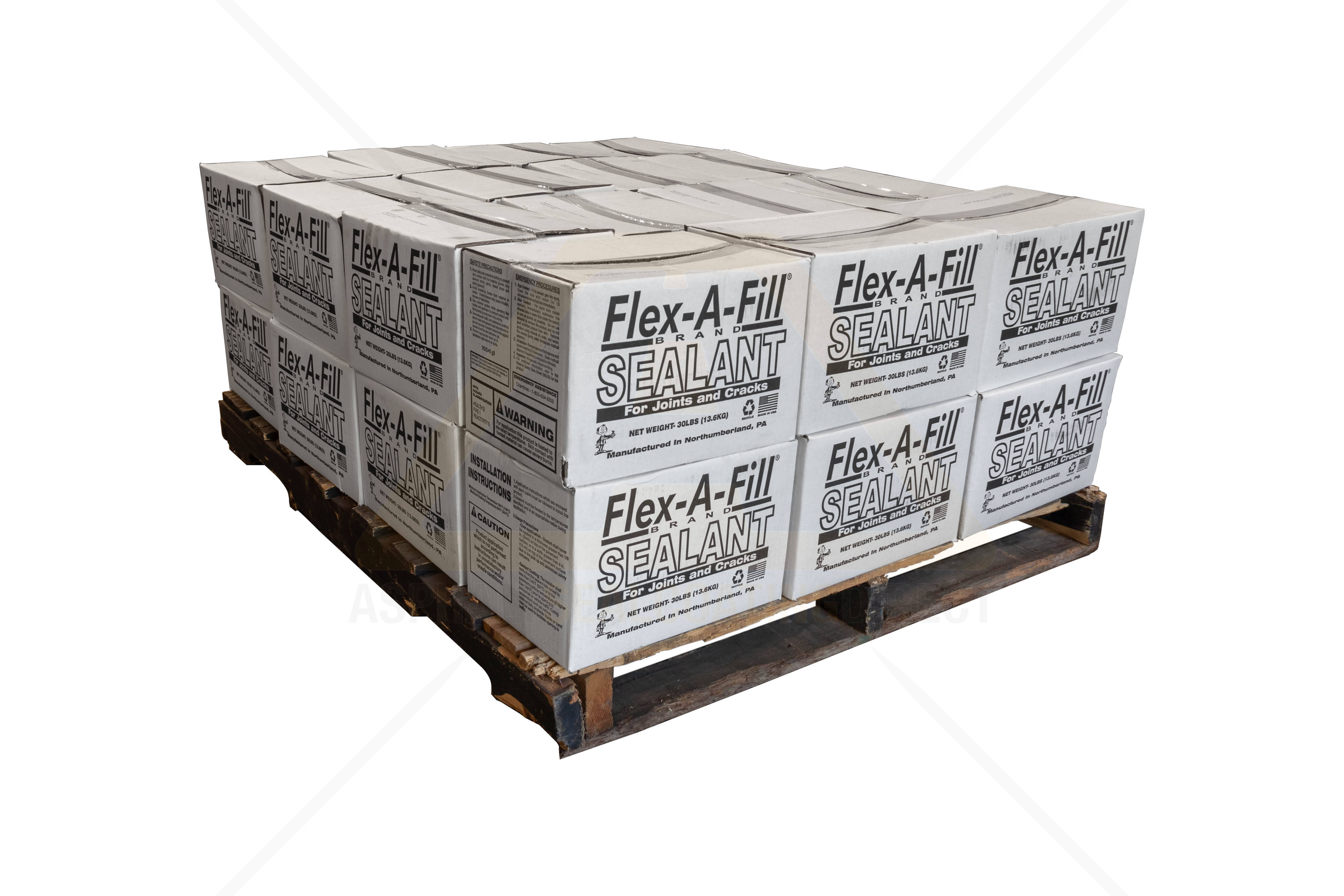30 Boxes of Flex-A-Fill 9075R Direct Fire Hot Rubber Asphalt Crack ...