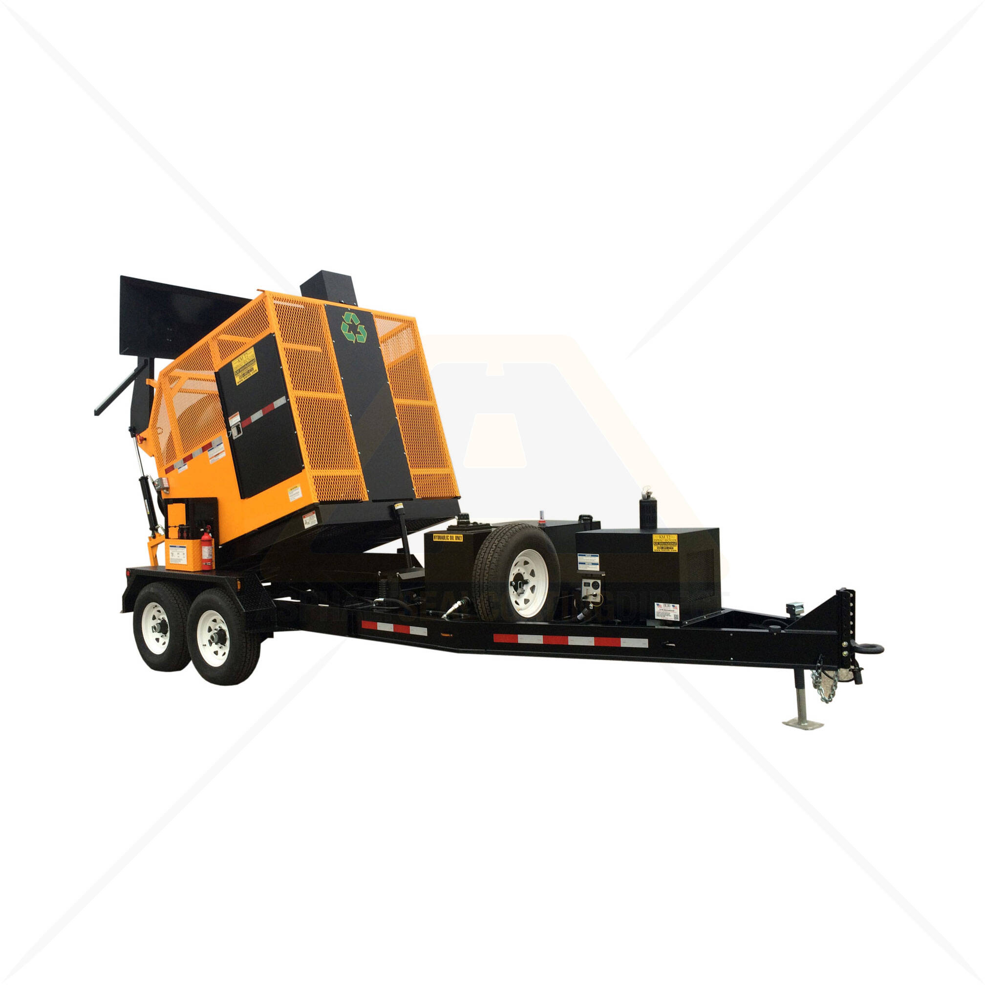 BIG A T2 Asphalt Recycler For Portable On Site Asphalt Recycling For ...