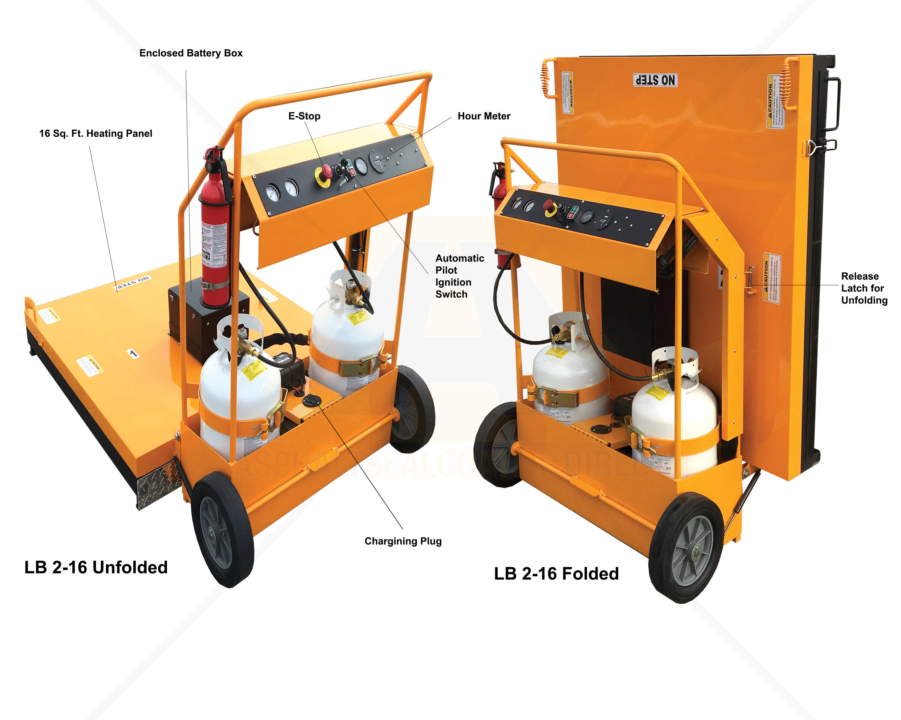 BIG A Infrared Asphalt Patching Machine LB 2-16 For Sale | Asphalt ...