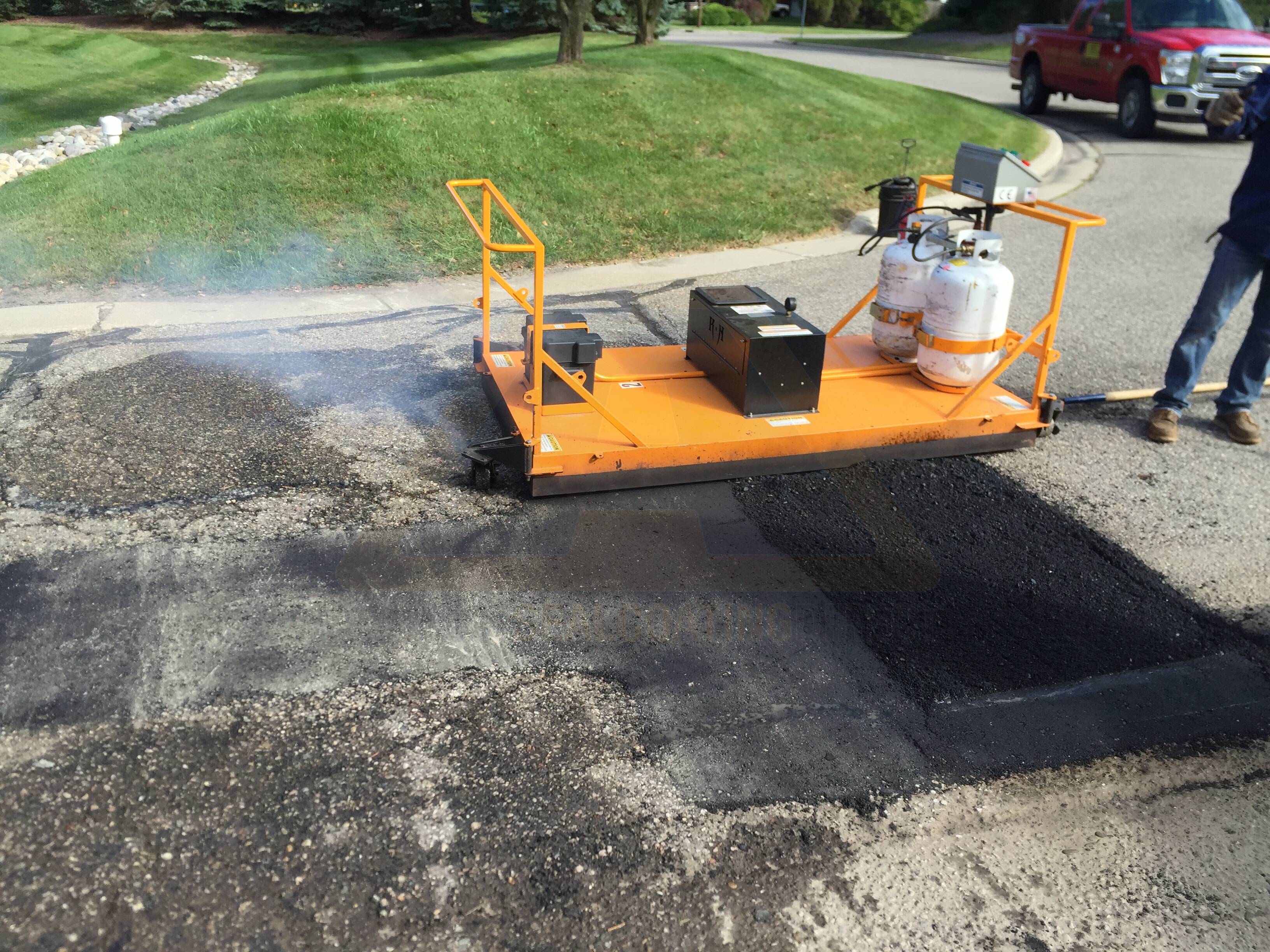 BIG A KM 2-18X Portable Infrared Asphalt Heater For Sale | Asphalt ...