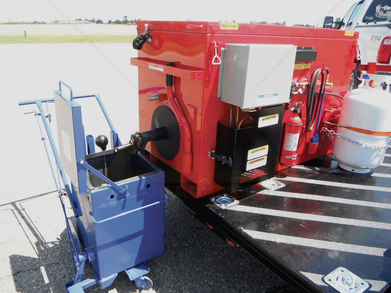 BIG A KM55 Stationary Crack Filling Melter 55 Gallons For Sale ...