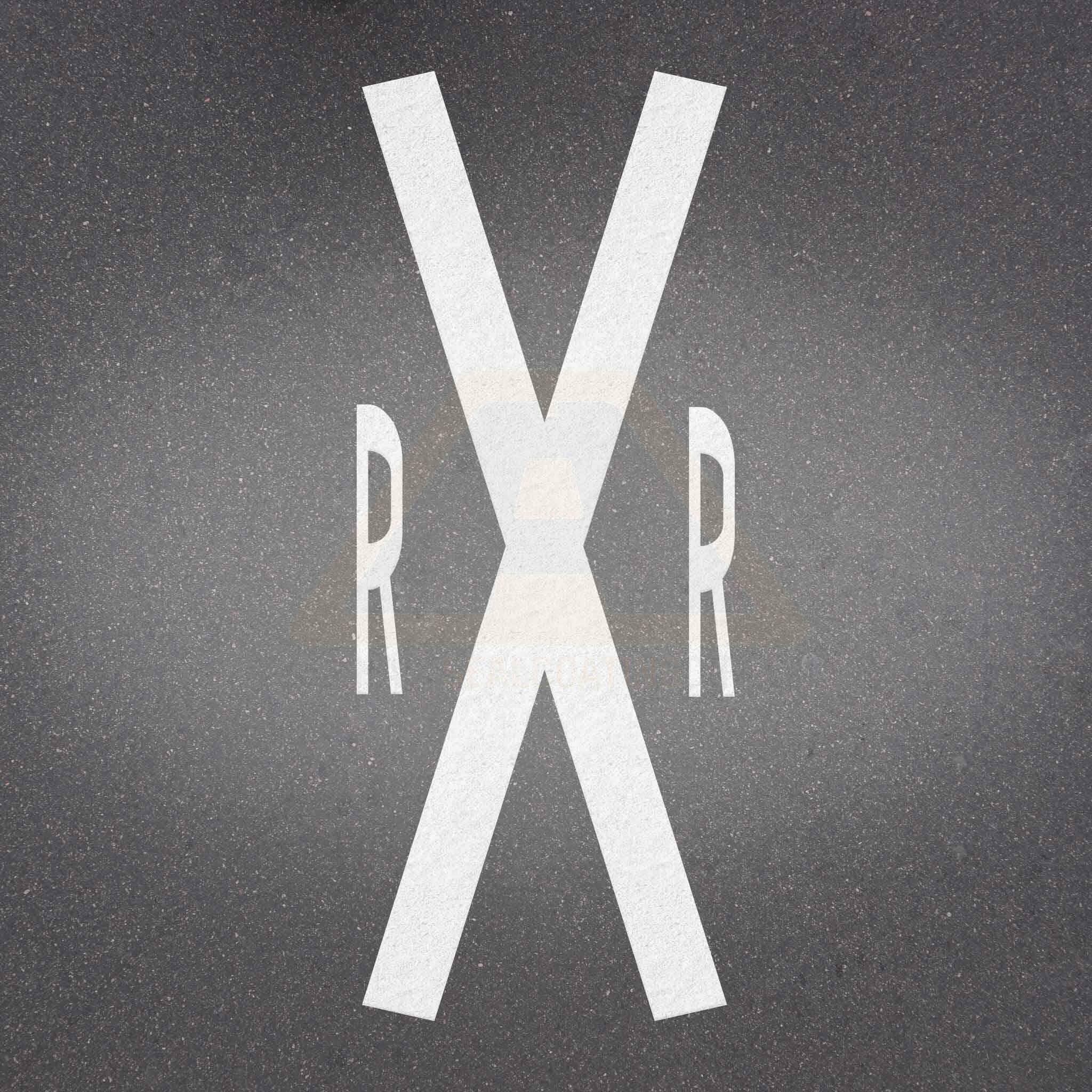 PreMark RXR Railroad Crossing Preformed Thermoplastic Kit PMK8130103A ...