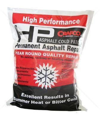 Crafco HP Asphalt Cold Patch Single Bag For Asphalt Hole Repairs 34977 ...