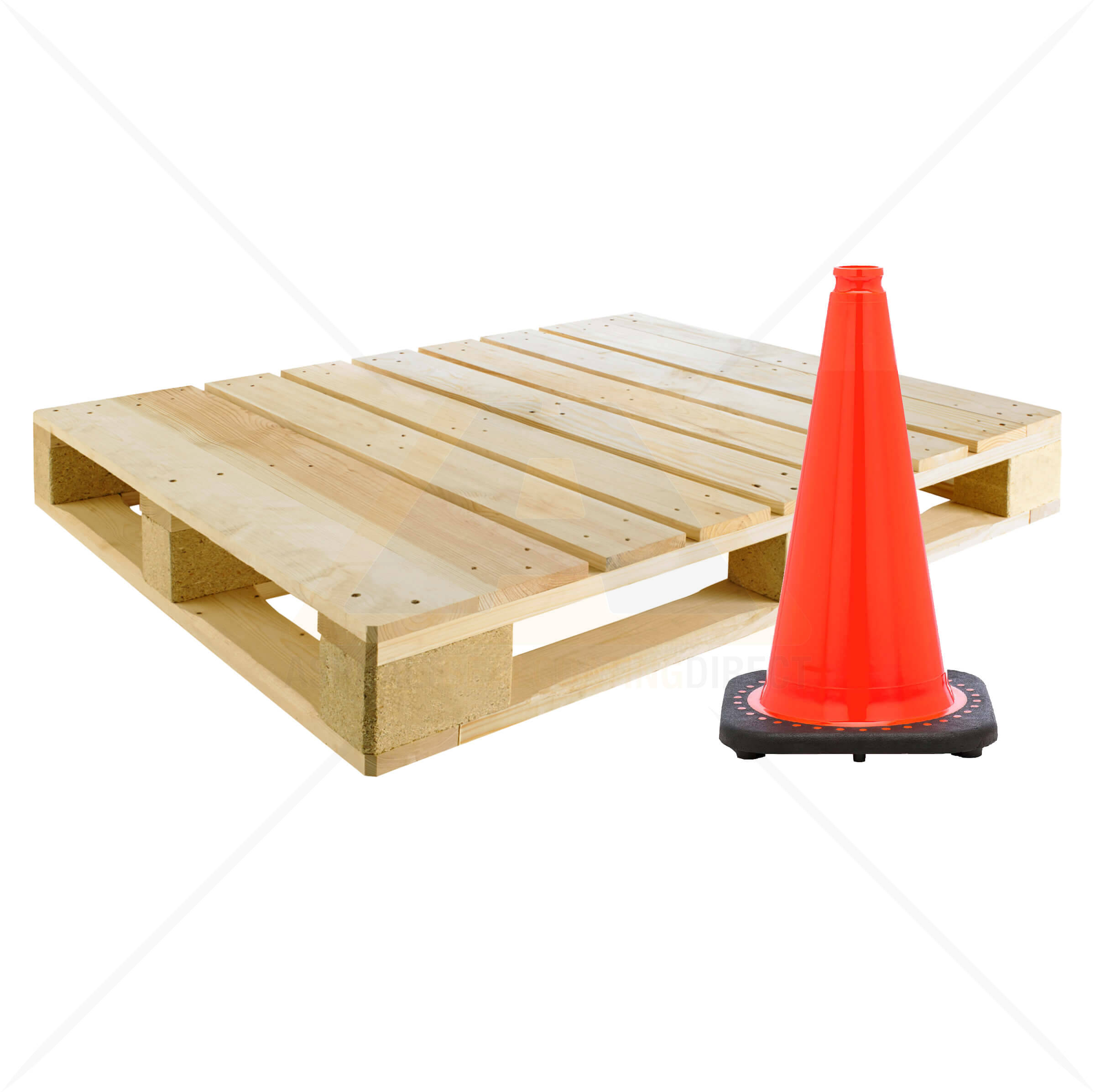 JBC 18 inch Orange 3lb Revolution Wide Body Traffic Cone Full Pallet ...