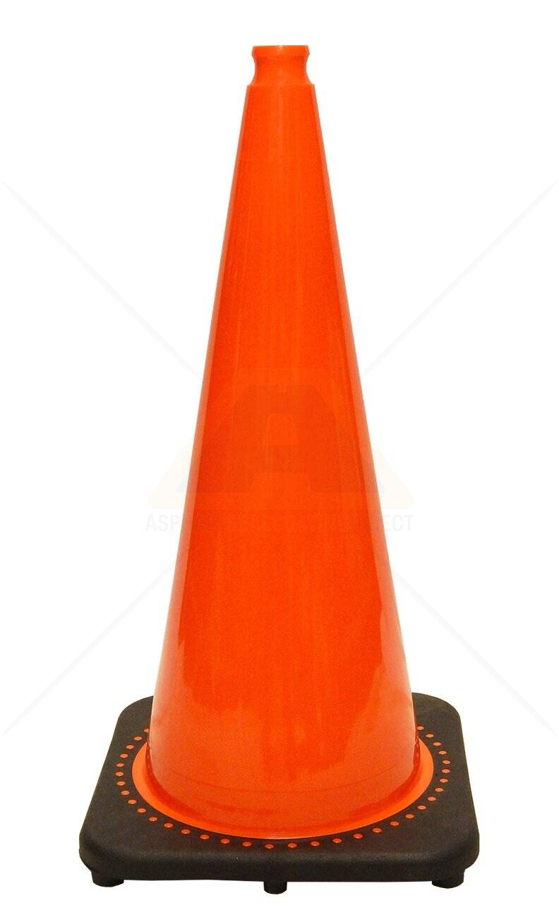 JBC 28 inch Orange 7lb Revolution Wide Body Construction Cone Full ...