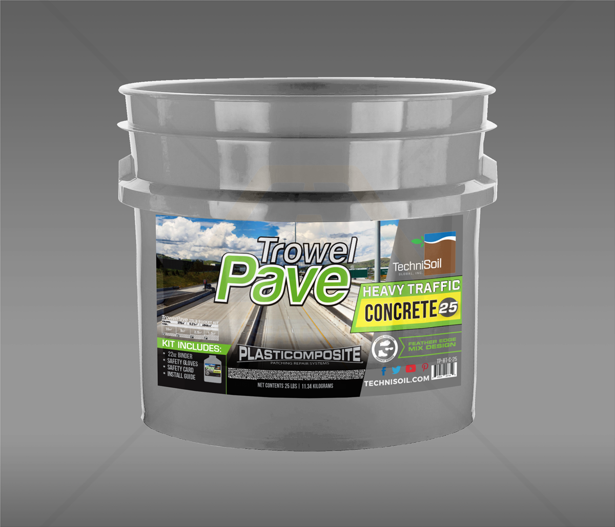 TrowlPave High Traffic Concrete Crack Patch Filler