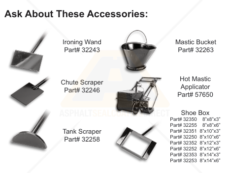 Crafco Pavement mastic shoebox (8X8X6) for hot applied pavement mastic ...