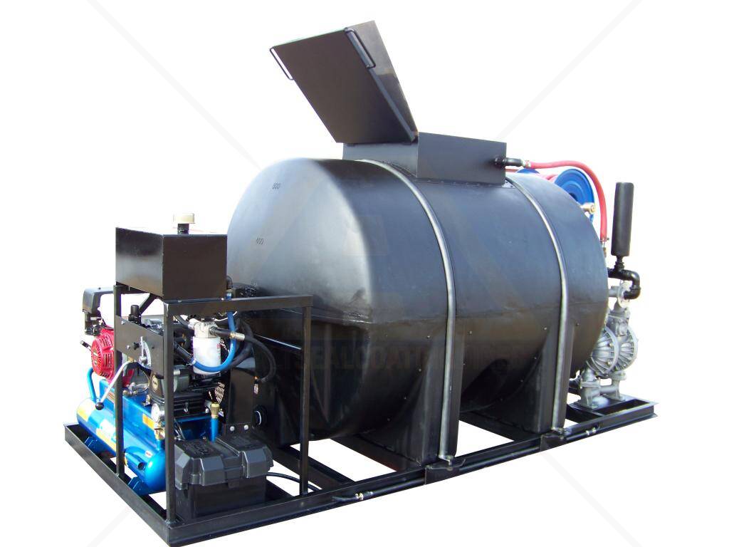 BIG A PolySkid Plus 525 Gallon Asphalt Sealcoating Machine For Sale ...