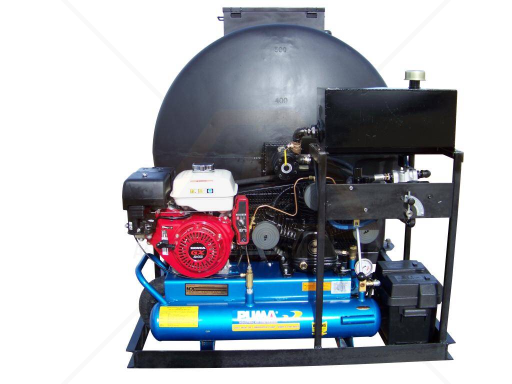 BIG-A PolySkid Plus 525 Gallon Asphalt Sealcoating Machine For Sale ...