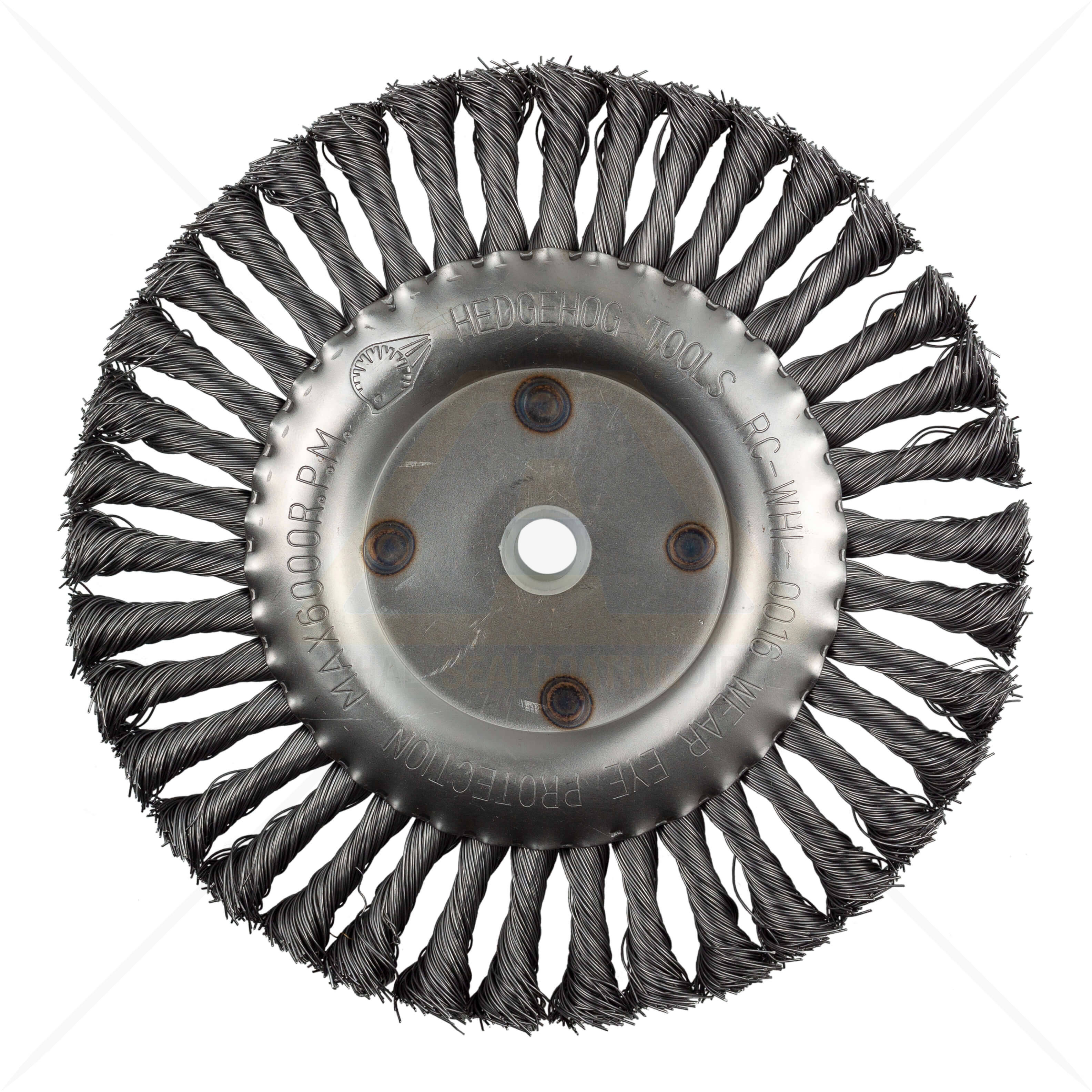 Case of HedgeHog Tools 8 Inch Wire Wheels For Asphalt Crack Cleaning ...